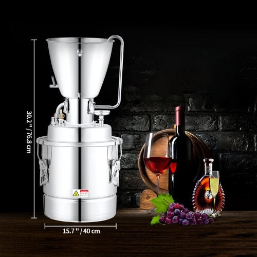 Kit pentru distilare acasa, distilator de alcool cu apa, inclusiv tub ...
