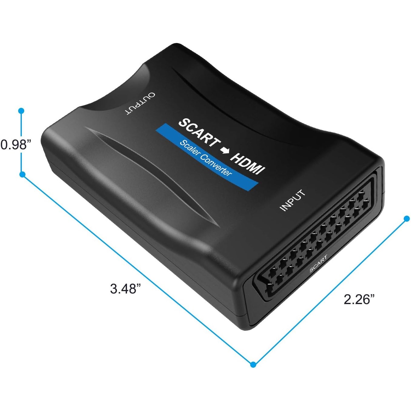 Adaptor video, SCART/HDMI, 1080P, Negru - eMAG.ro