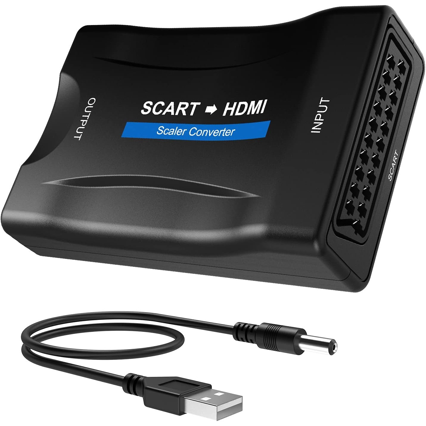 Adaptor video, SCART/HDMI, 1080P, Negru - eMAG.ro
