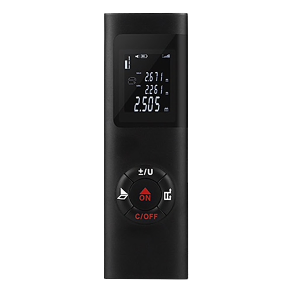 Telemetru, Mini ruleta Digitala Smart OMEGA de 40m, cu Laser, Portabil ...