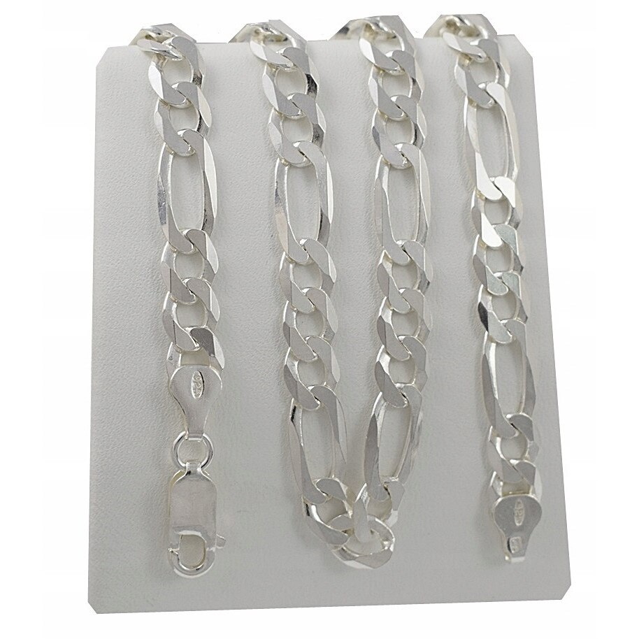 Lant barbati, Amor, Argint, 7 mm/50 cm, Argintiu - eMAG.ro