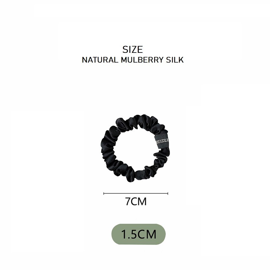 Elastic de par din matase naturala Mulberry (de dud) 100% de culoare ...