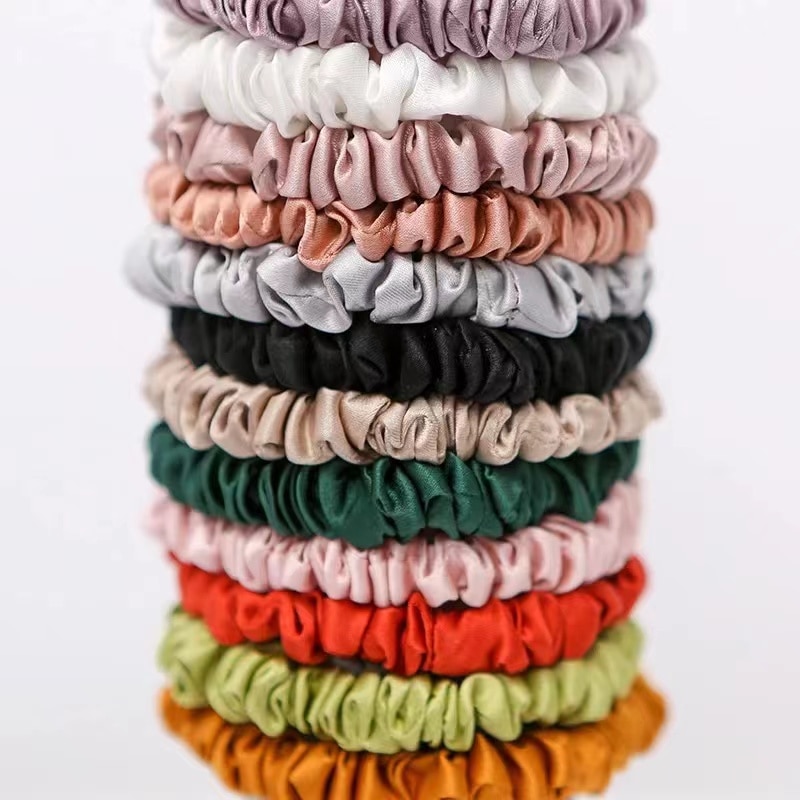 Elastic de par din matase naturala Mulberry (de dud) 100% de culoare ...