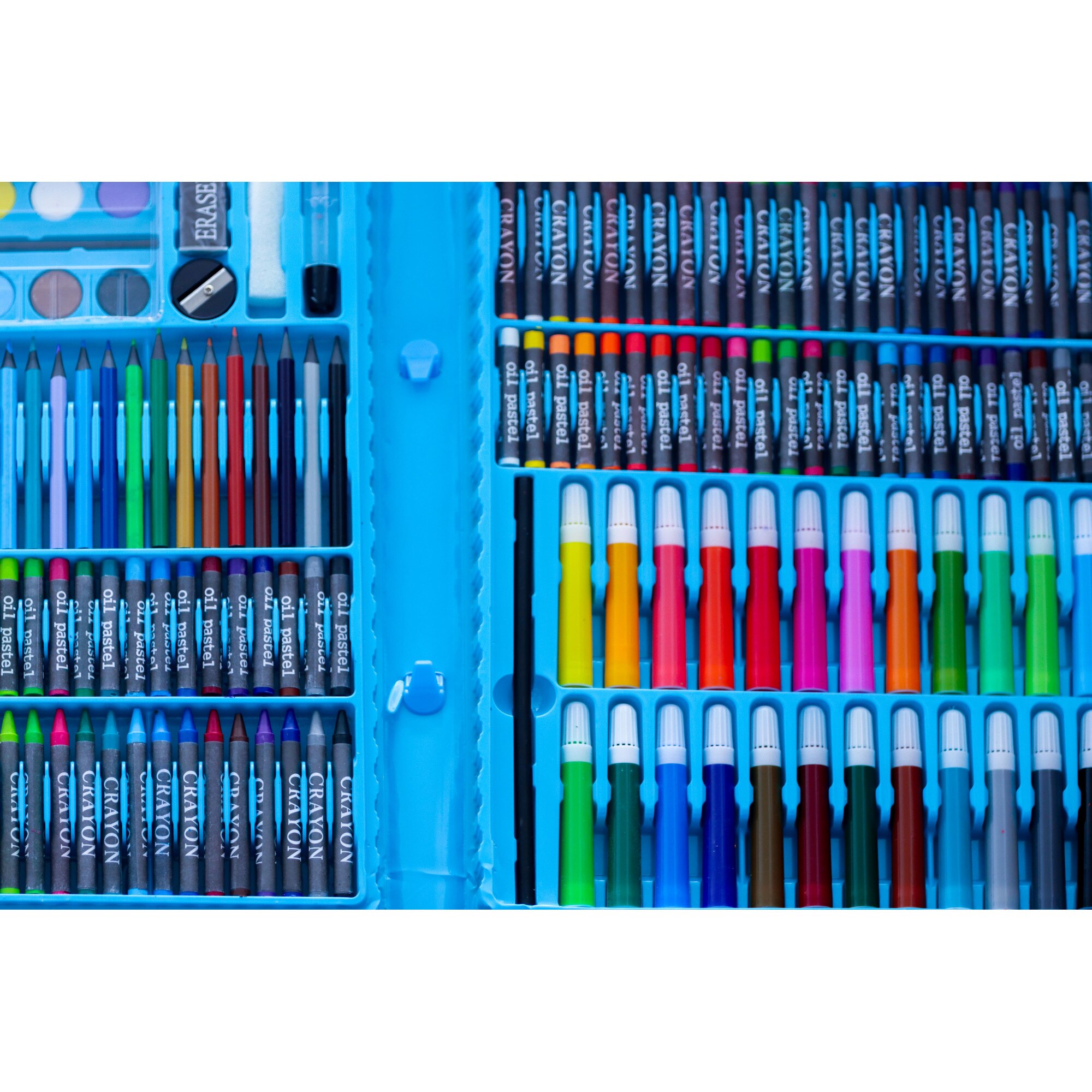 Set de pictura si desen pentru copii WePro Store, 168 piese, 24 ...