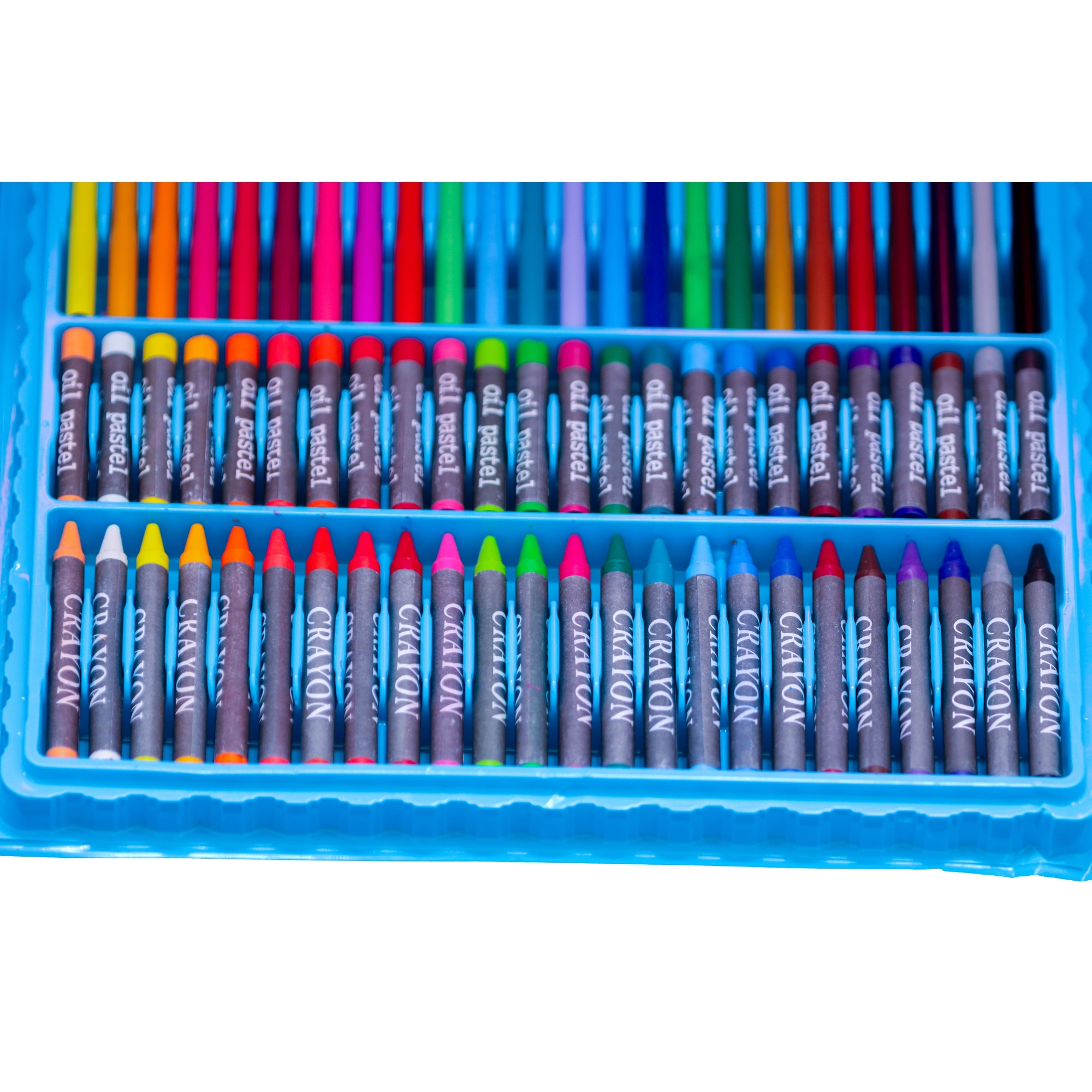 Set de pictura si desen pentru copii WePro Store, 168 piese, 24 ...