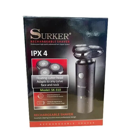 SURKER IPX4 flexibilis elektromos borotva (SK-310) - eMAG.hu