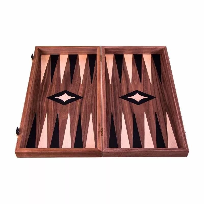 Joc table, Manopoulos, American Backgammon, Nuc, 48x26cm - eMAG.ro