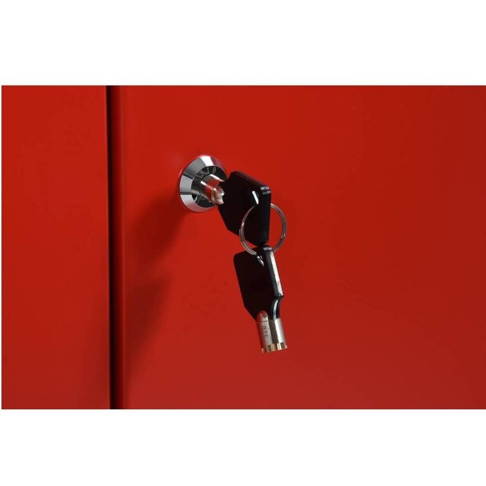Dulap pentru scule 660x457x2000 mm, 2 chei, 2 usi si 3 rafturi - eMAG.ro