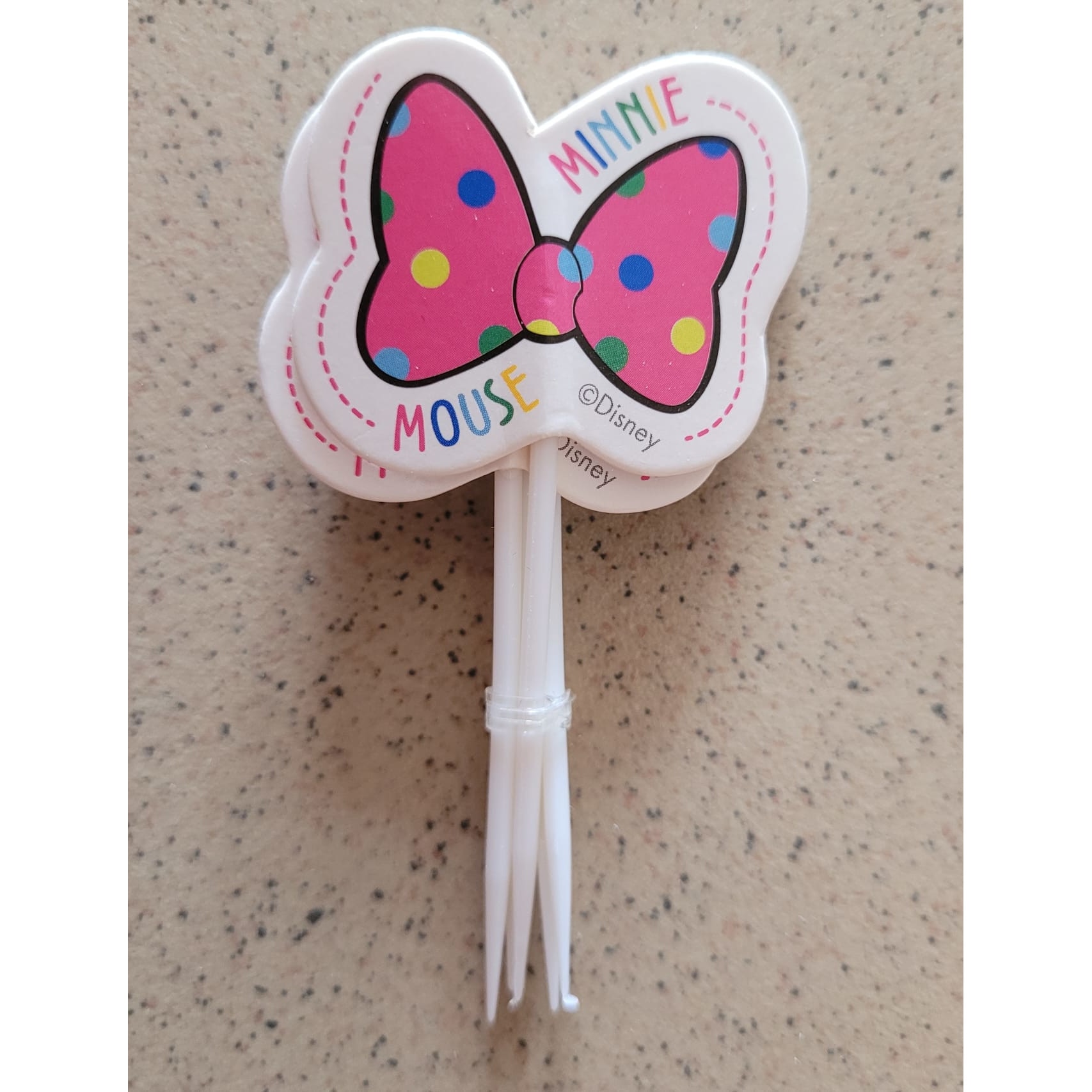 Set 6 modele decor hartie tort / briosa Minnie Mouse 30 buc - eMAG.ro