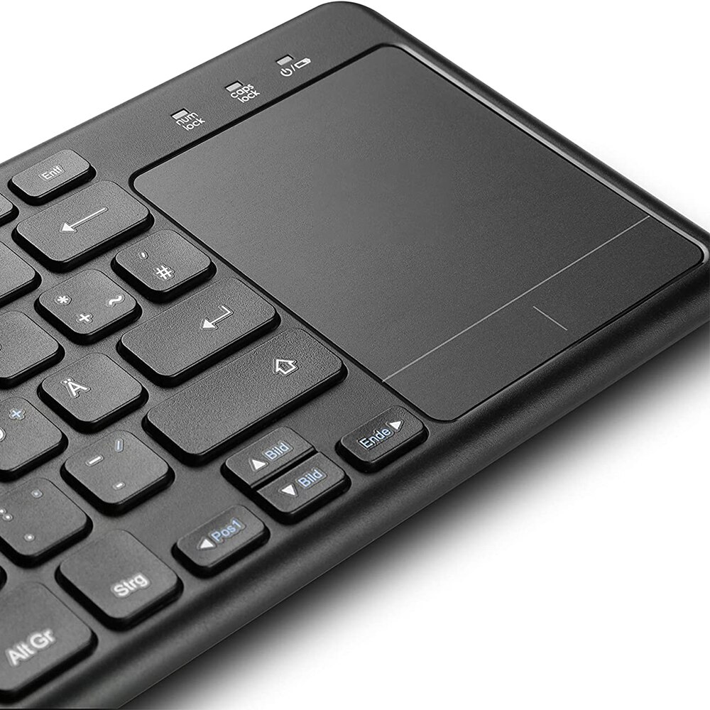 Tastatura cu touchpad, 2.4 GHz, Negru - eMAG.ro
