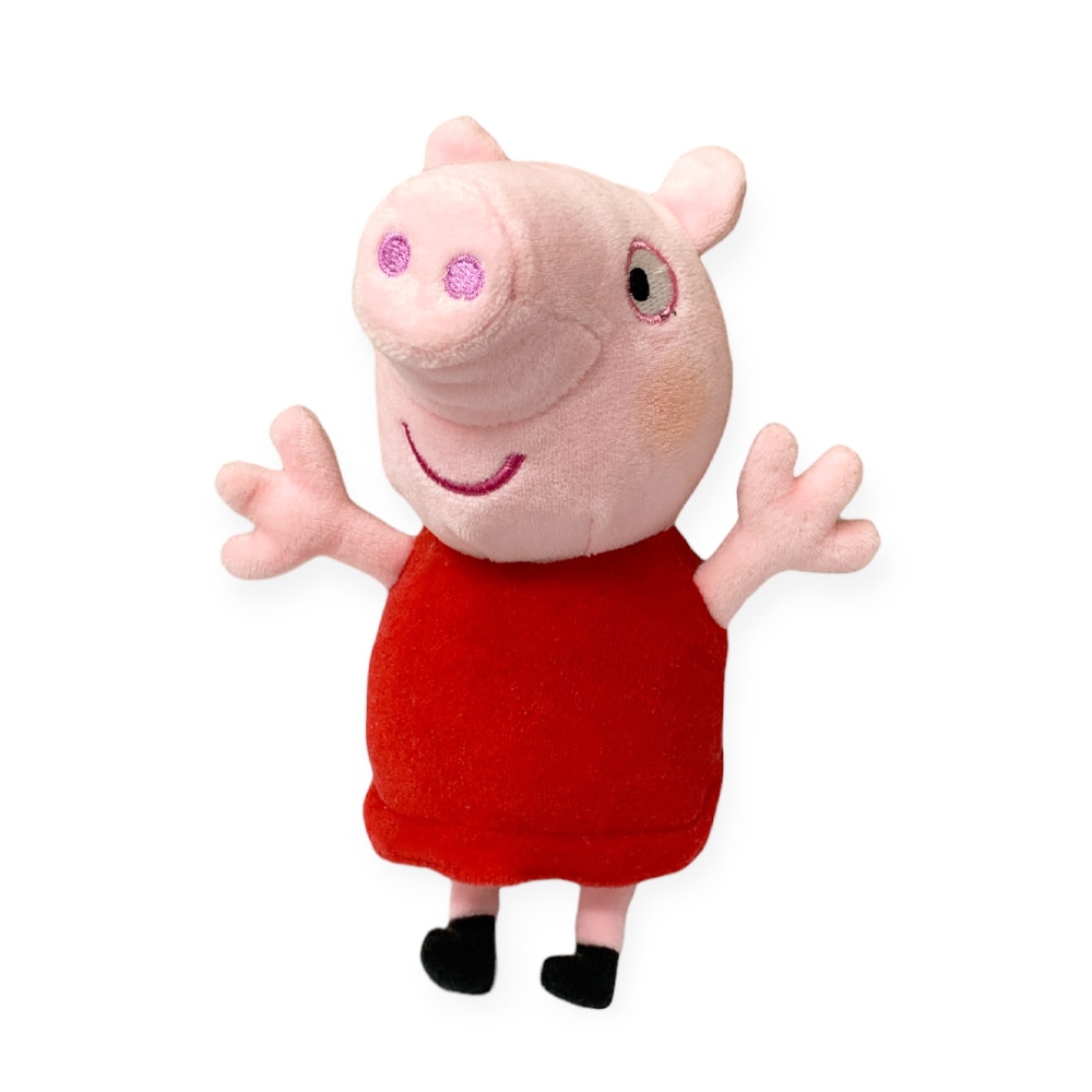 Jucarie de plus, PeppaPig, Porcusor, 19cm, Roz, 3+ - eMAG.ro