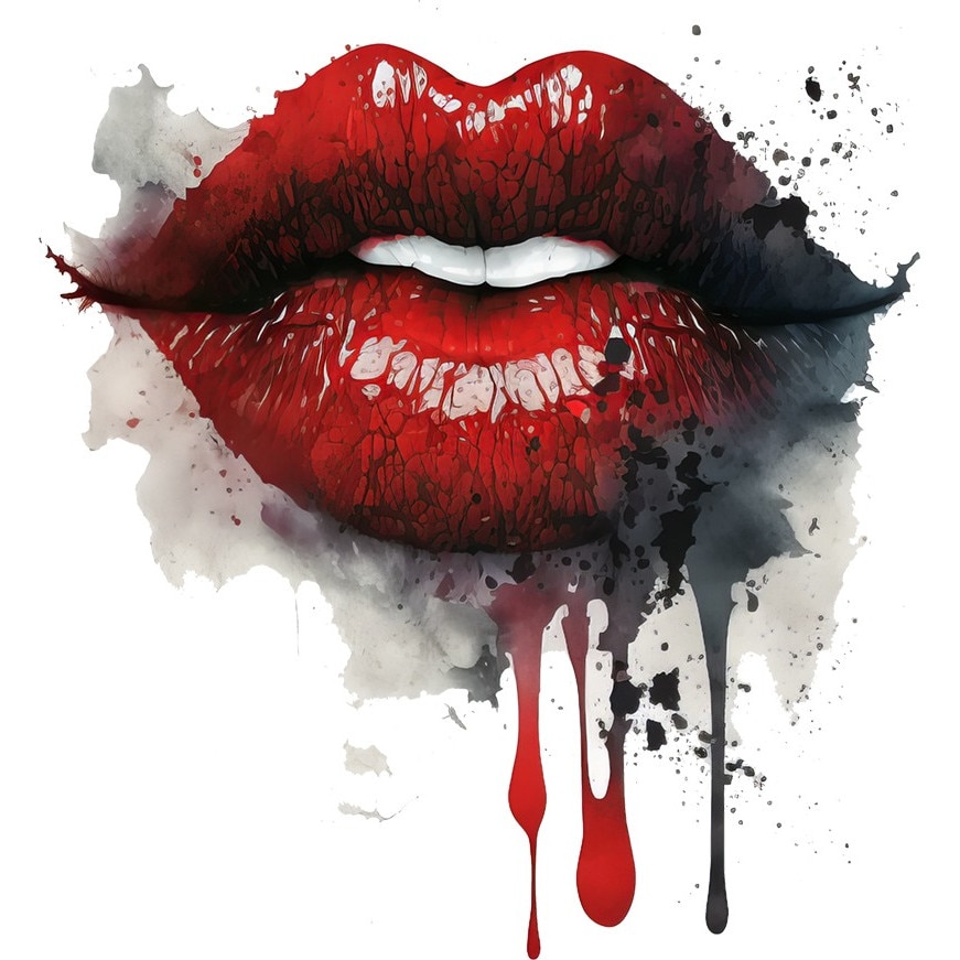 Sticker decorativ, Buze, Rosu, 62 cm, 1302STK-10 - eMAG.ro