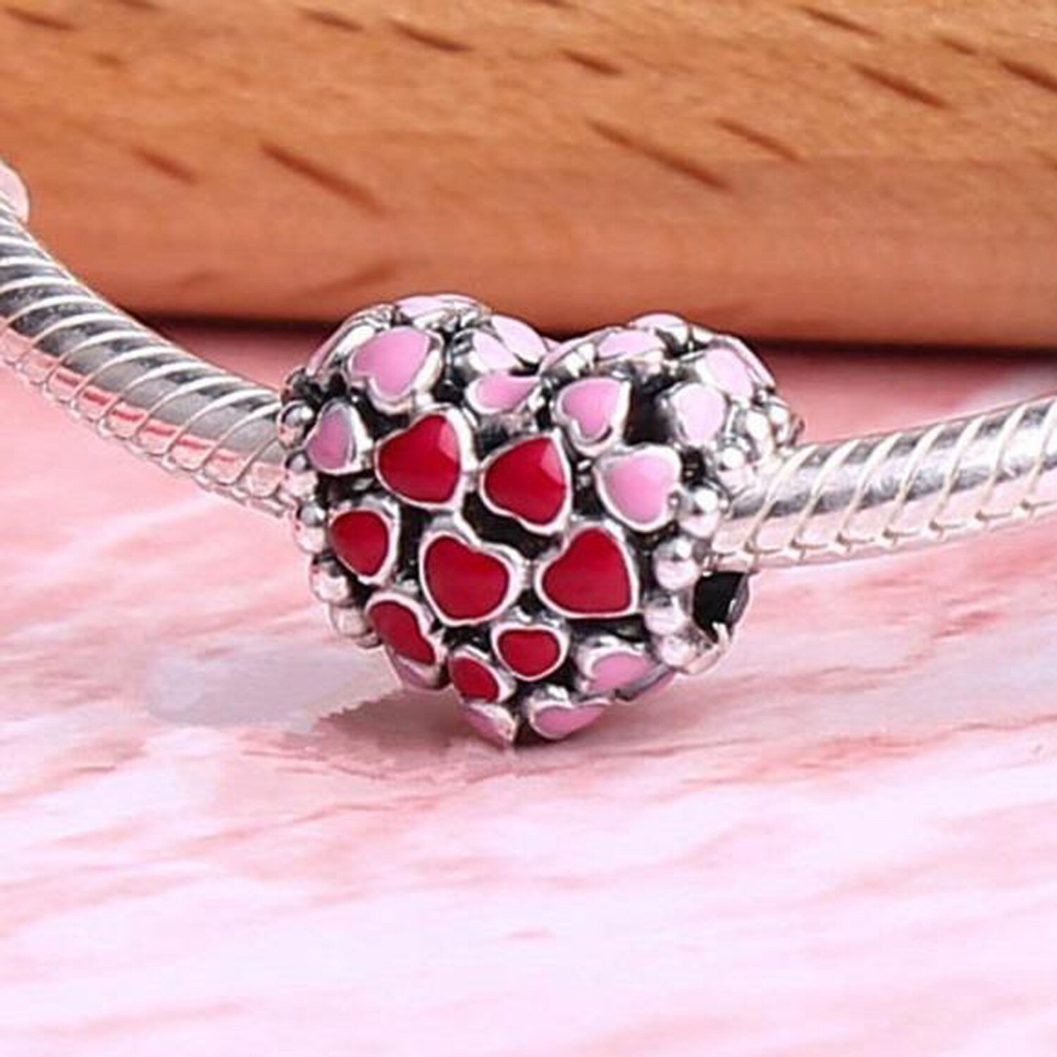 Талисман Пандора във формата на сърце Love Story - Сребро 925 - eMAG.bg