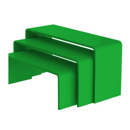 Set 3 standuri, plexiglas, stiplex, forma U, Verde - eMAG.ro