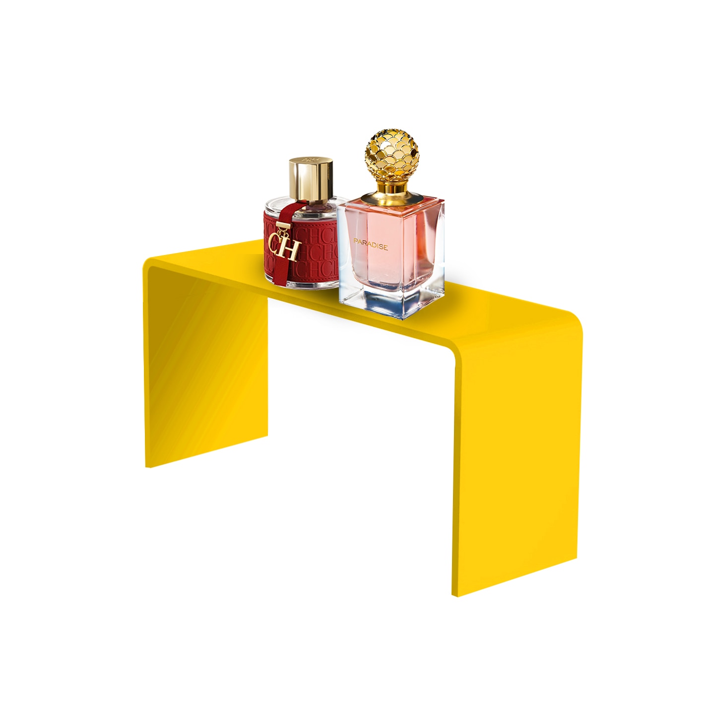 Set 3 standuri, plexiglas, stiplex, forma U, Galben - eMAG.ro