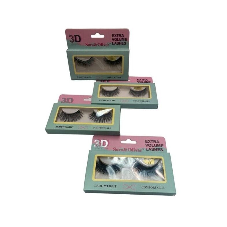Gene False 3D, Extra Volume Lashes, Sara&Oliver, Comfortable - eMAG.ro