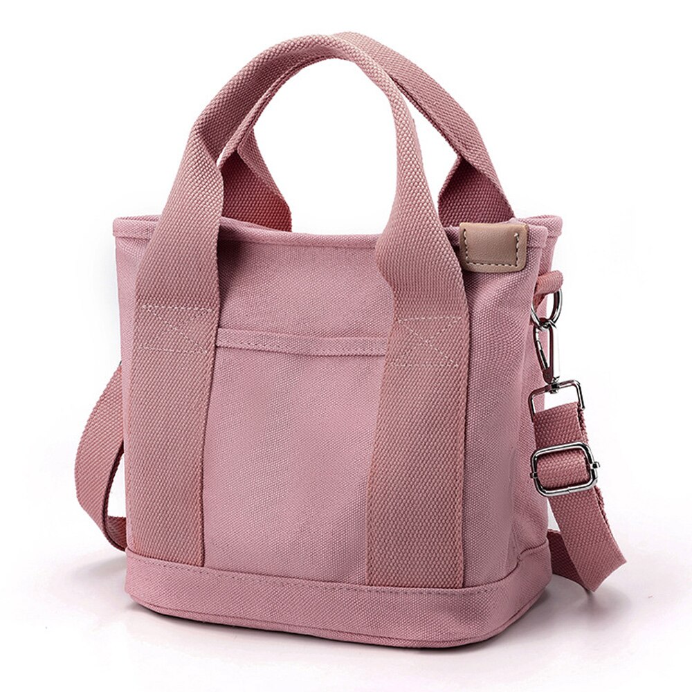 Geanta pentru femei cu fermoar, Panza, Roz - eMAG.ro