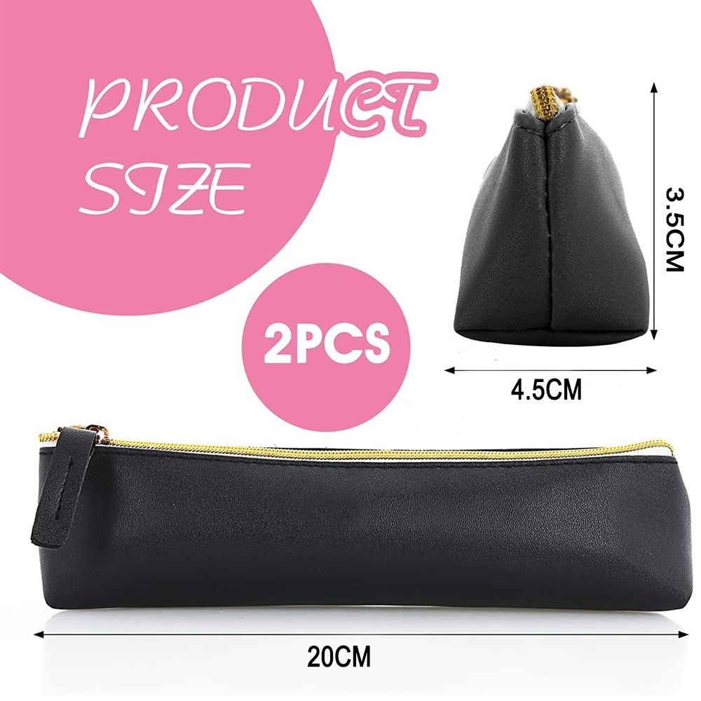 Set 2 penare, GelldG, PU, Negru/alb - eMAG.ro