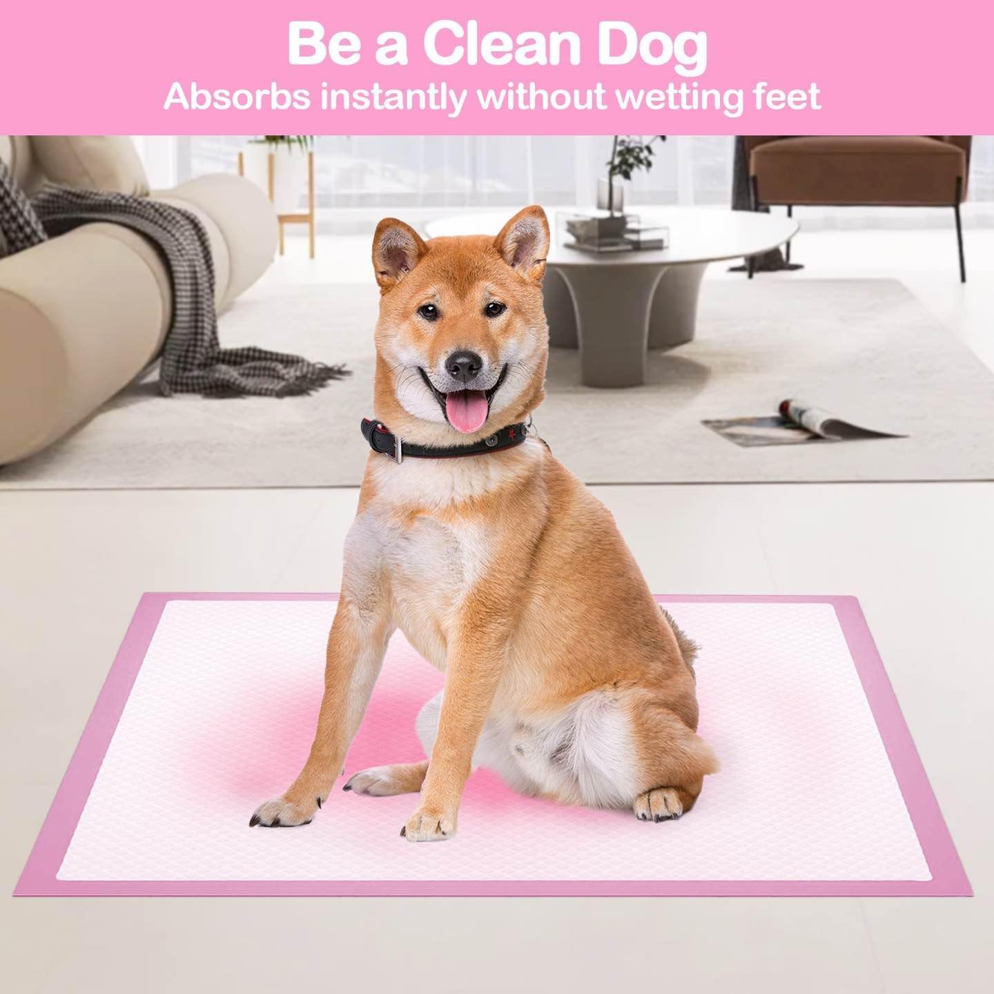 Covoras absorbant Pet Pad, FreeBiz®, Absorbtie 540 ml, 40 buc, 60x60cm ...