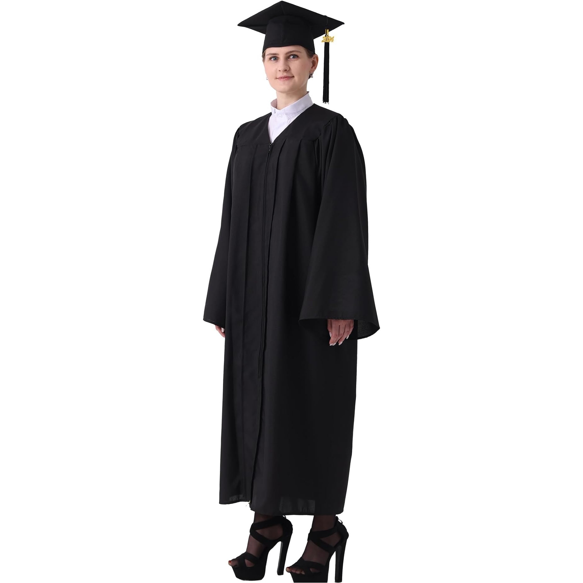 Roba si Toca de absolvire GraduatePro, marime L, Negru - eMAG.ro