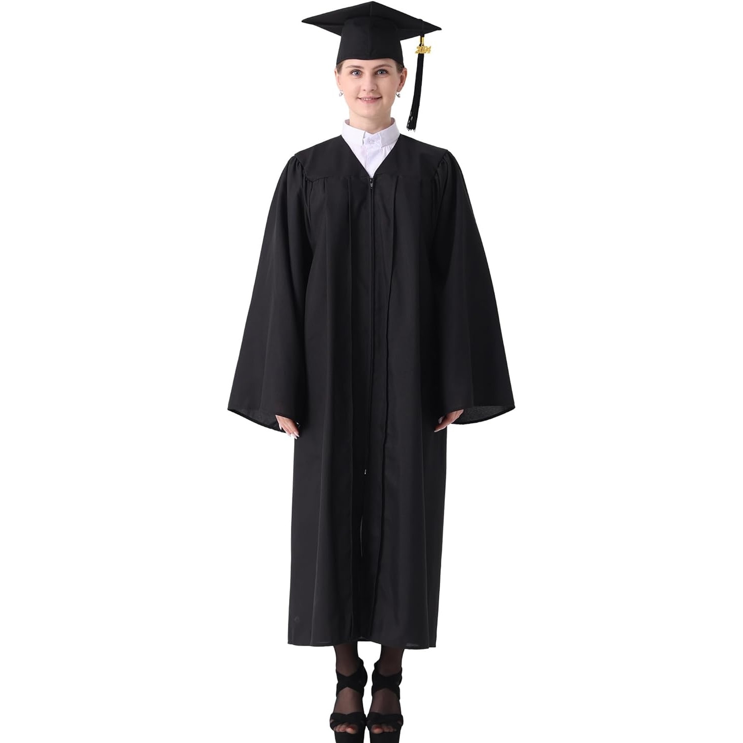 Roba si Toca de absolvire GraduatePro, marime L, Negru - eMAG.ro