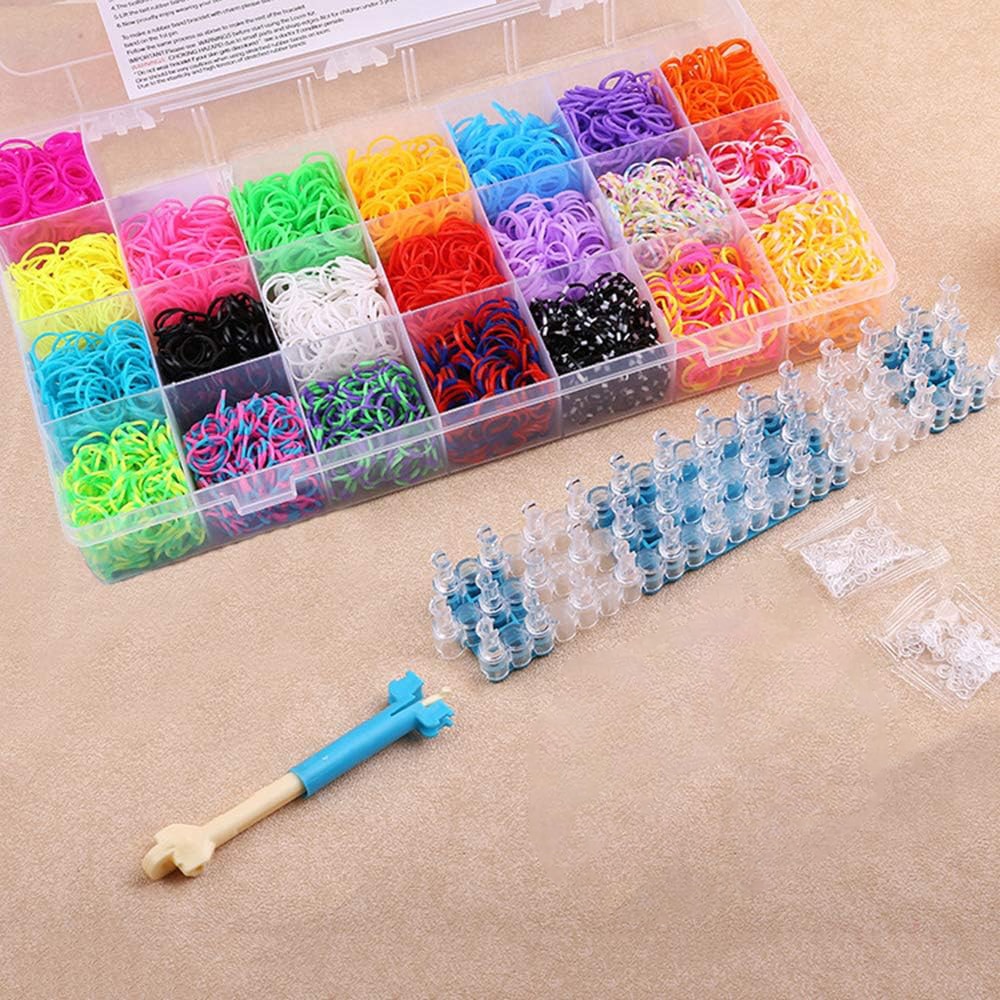Set de creatie bratari cu 4400 elastice, Zola®, accesorii incluse ...