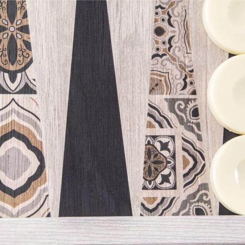 Joc table, Manopoulos, backgammon, Design Marocan, 48x26cm - eMAG.ro