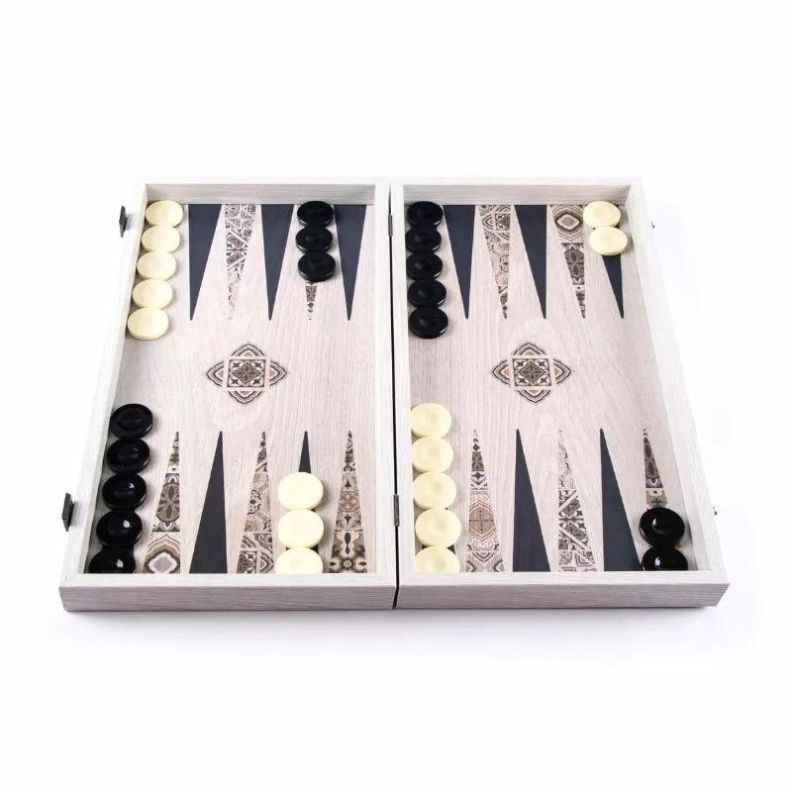 Joc table, Manopoulos, backgammon, Design Marocan, 48x26cm - eMAG.ro