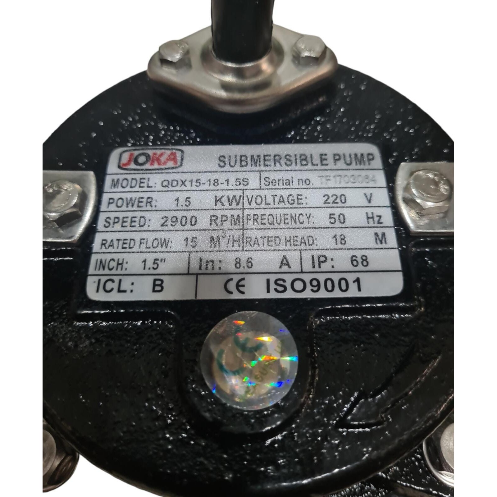 Pompa submersibila, 1500 W, 2900 rpm,15 m³ / H, 1.5 inch, apa curata ...