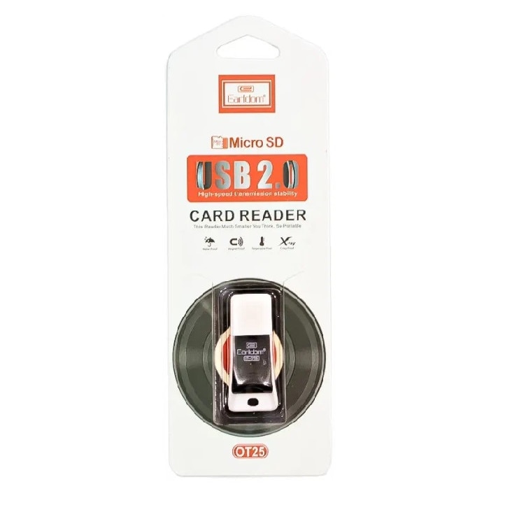 Cititor de carduri, Earldom, USB, Pentru carduri Micro SD, Plug and ...