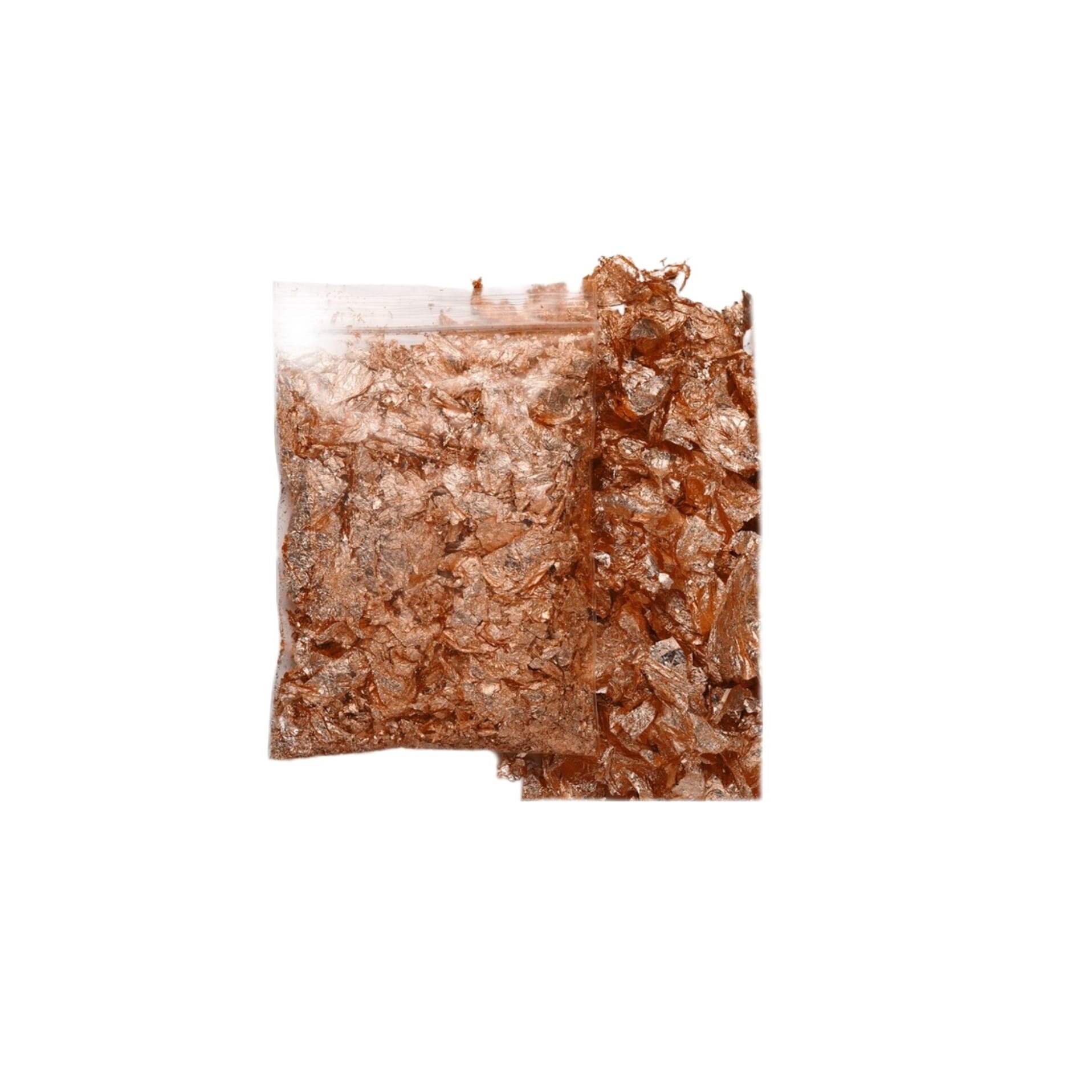 Foite imitatie cupru, nealimentare, punga 4grame, pentru sigiliu ceara ...