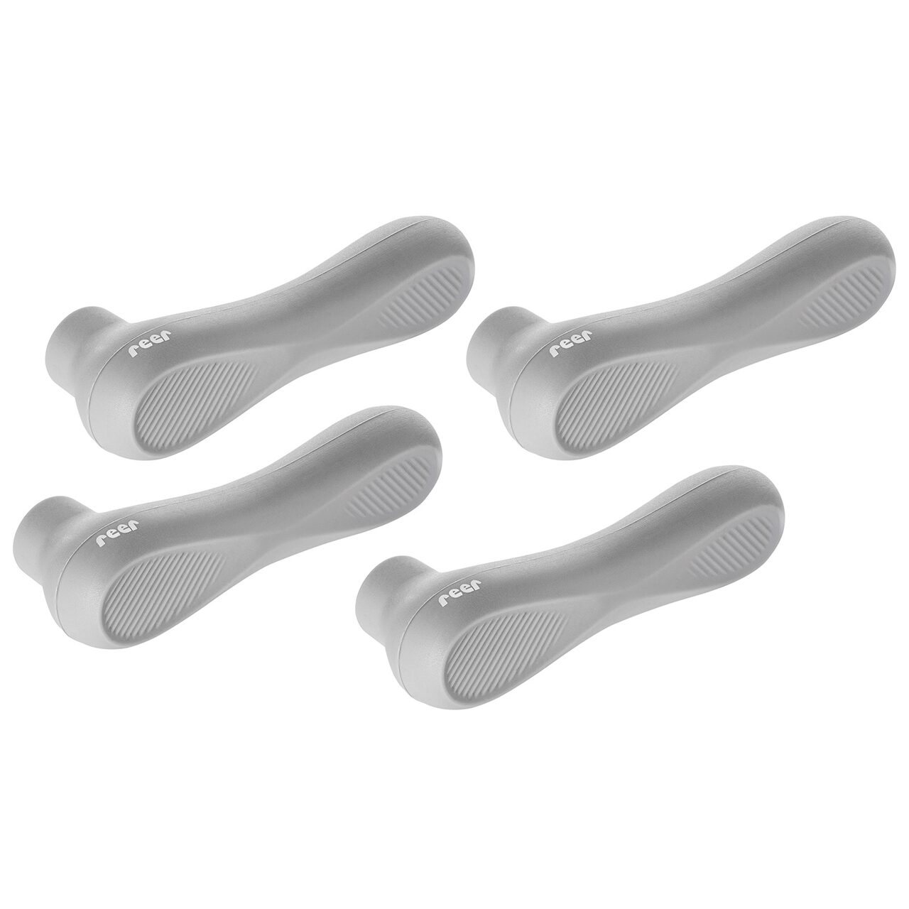 Set 4 protectii clanta usa, din silicon, acoperire completa, Reer ...