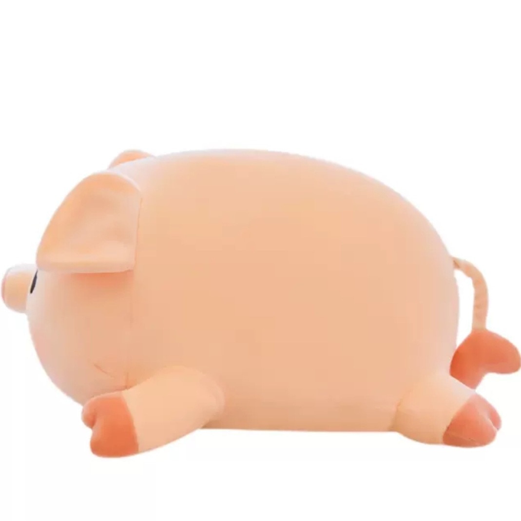Jucarie de plus purcel, Poliester, 43cm, Roz - eMAG.ro