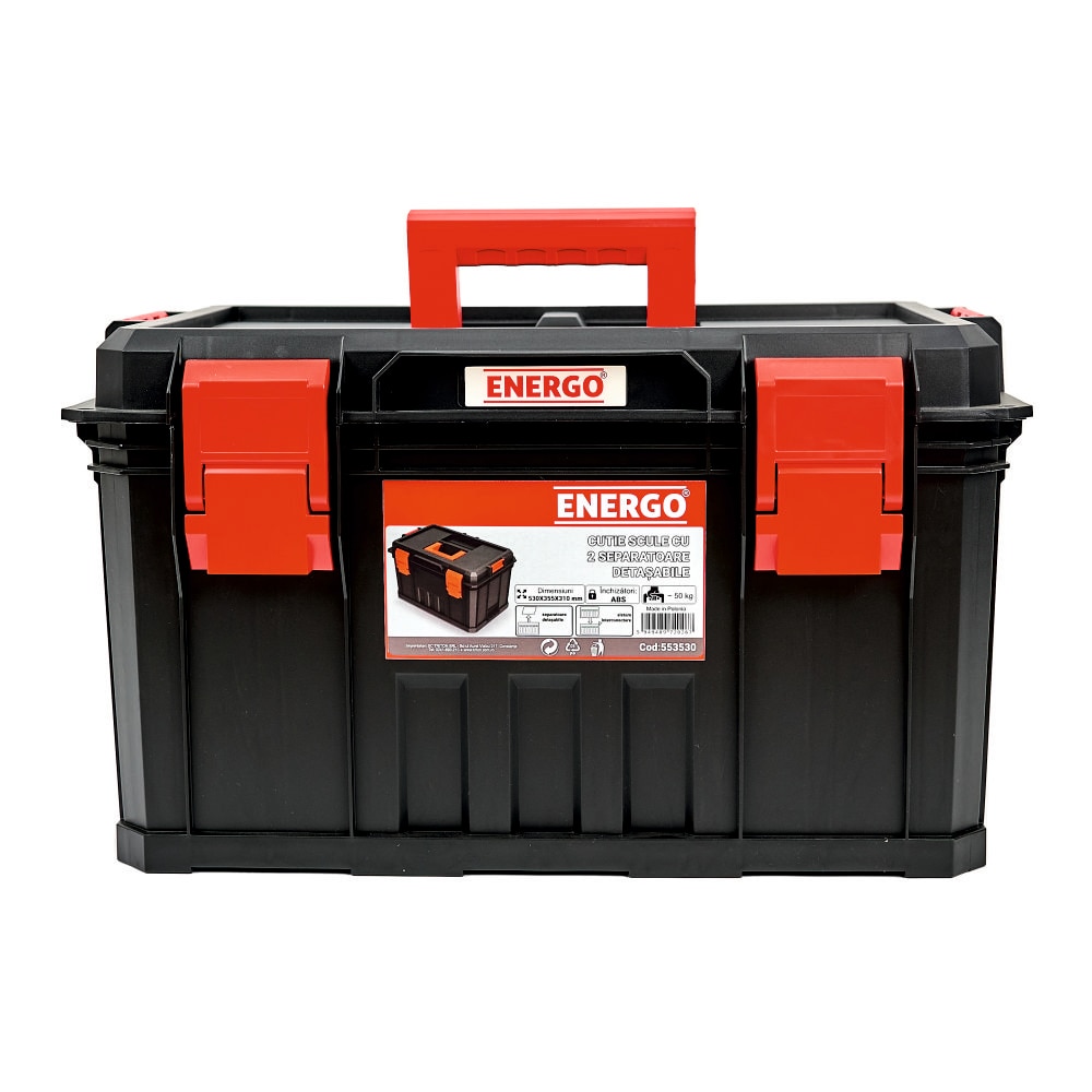 Cutie scule modulara cu 2 separatoare detasabile, 530x355x310 mm ...