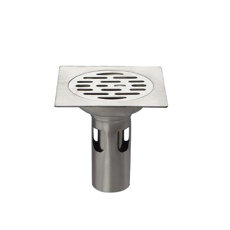 Scurgere pentru podea de dus, Otel, 10x10.3CM, Argintiu - eMAG.ro