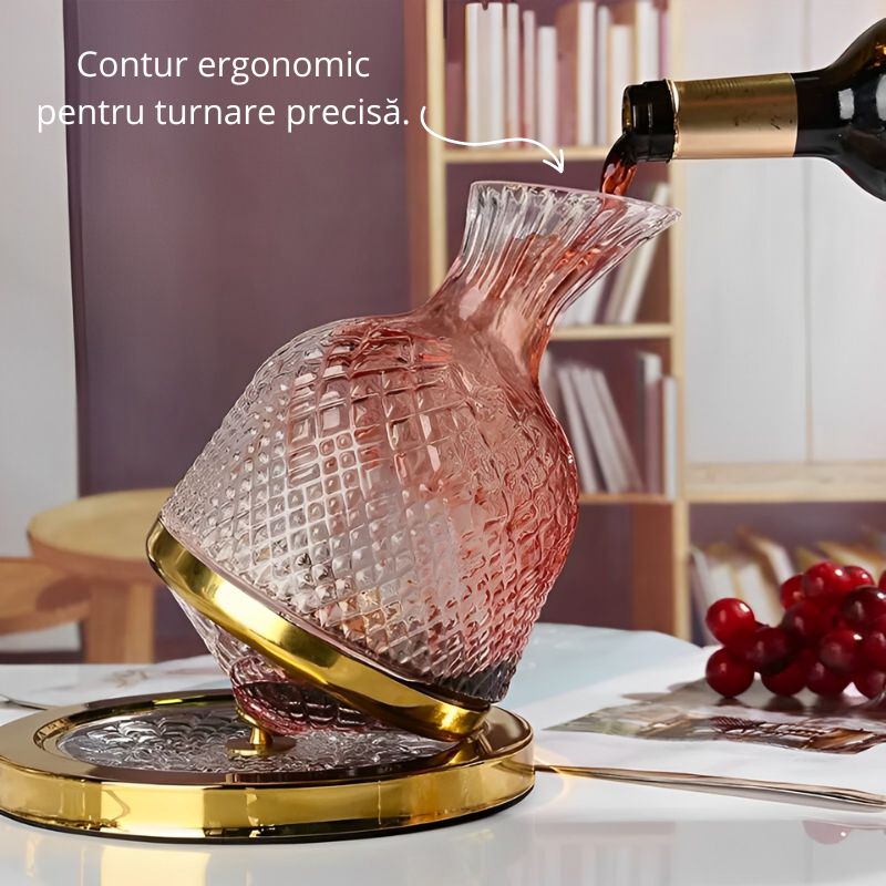Decantor de vin, MindBlower, Rotativ, ergonomic, imprimeu modern ...