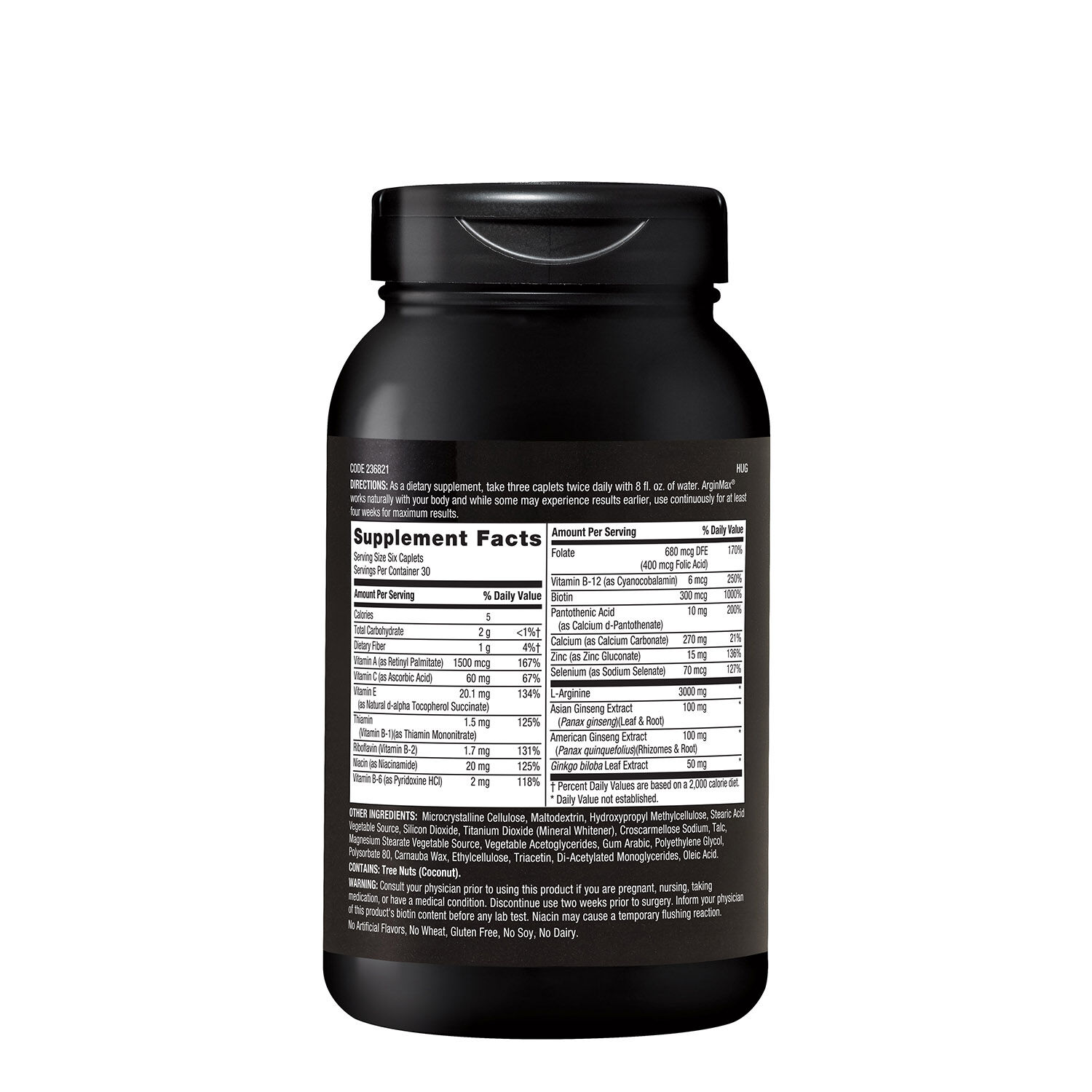 GNC Men’s Arginmax®, Sexual Health Formula, 180 tb - eMAG.ro