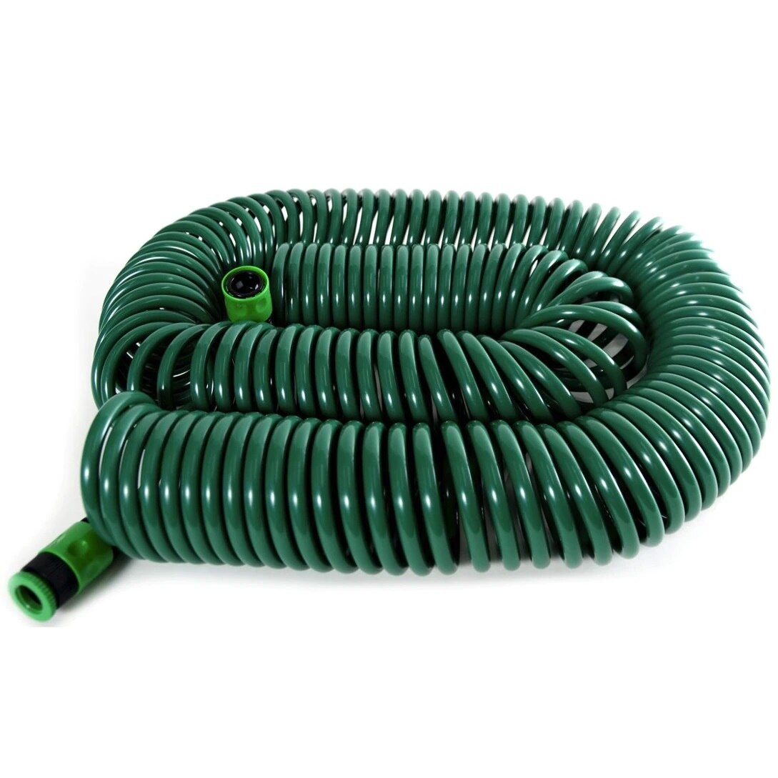 Furtun Spiralat pentru Gradina cu 4 Functii, 15 metri - eMAG.ro
