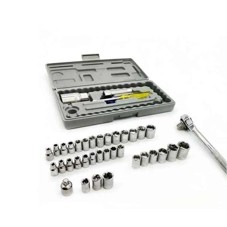 Set de chei tubulare DIGIMAT®, pentru utilizare auto/scuter/moto, 40 ...