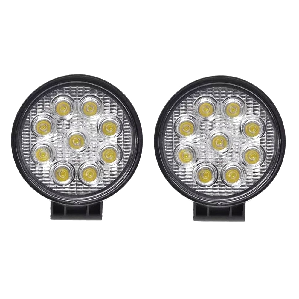 Set 2 Proiectoare auto LED, 20mm, 27W - eMAG.ro