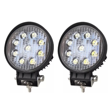 Set 2 Proiectoare auto LED, 20mm, 27W - eMAG.ro