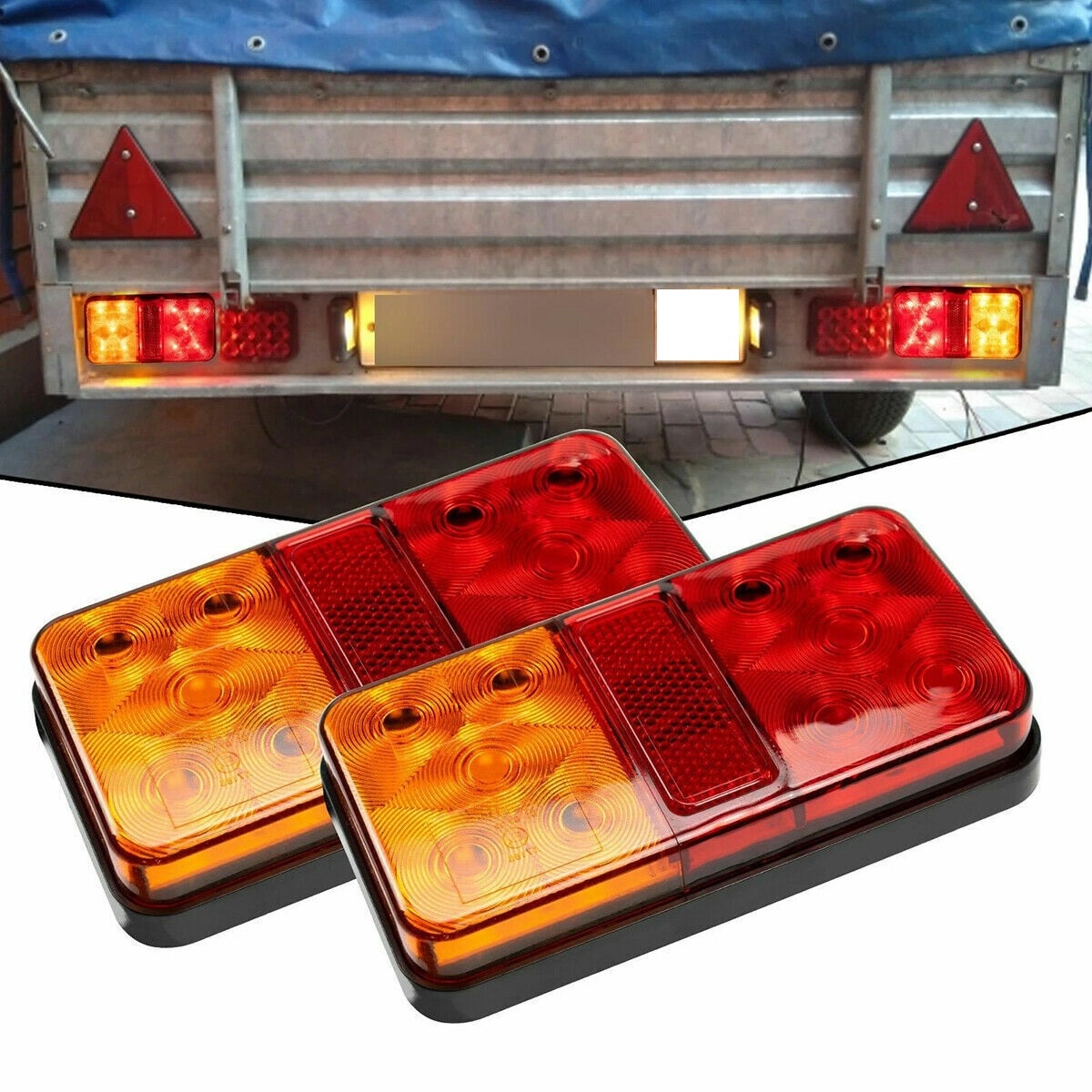 Set Led stopuri pentru remorca, rulota 12V, 2 buc - eMAG.ro