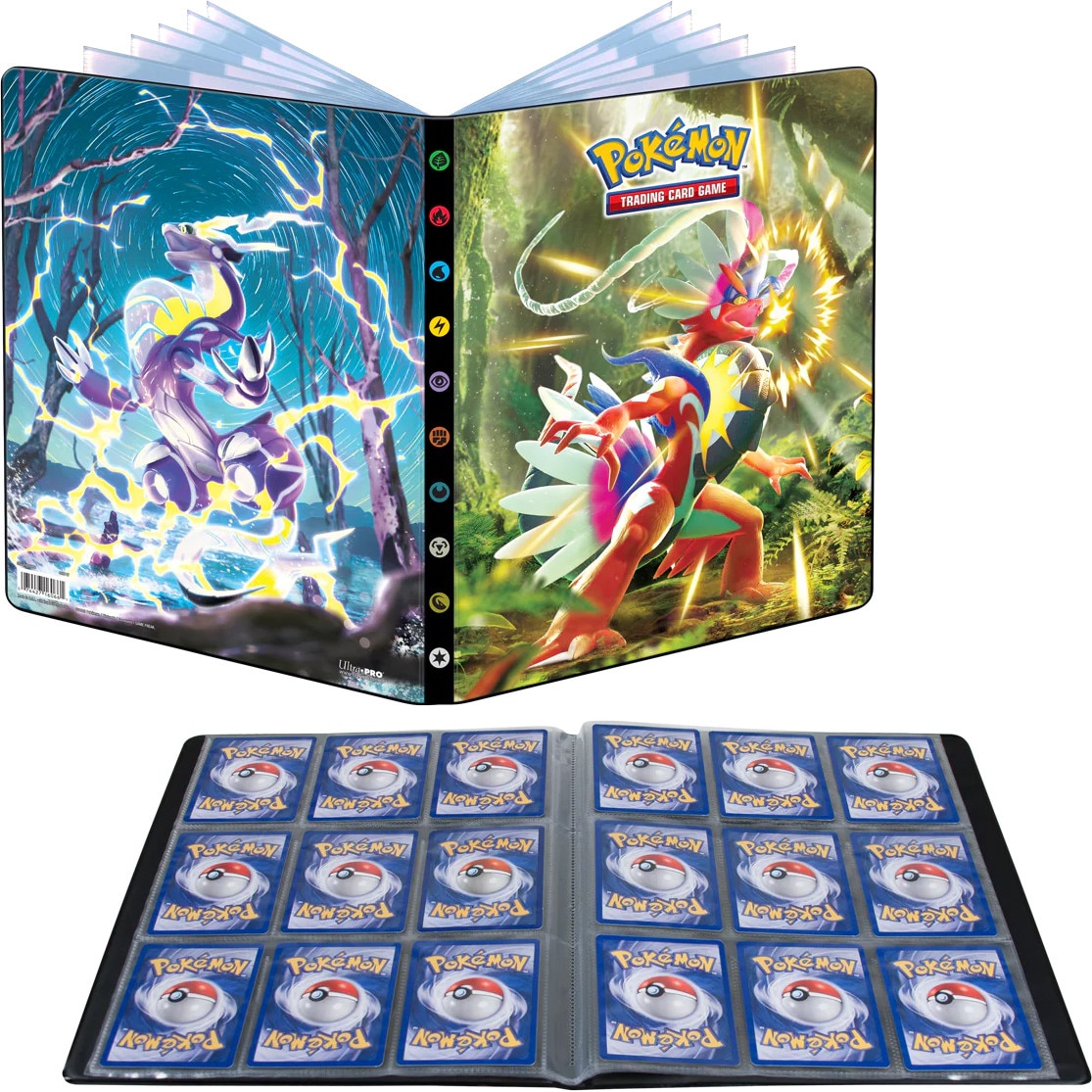 Album de carti Pokemon cu 9 buzunare Koraidon & Miraidon, Ultra-PRO ...