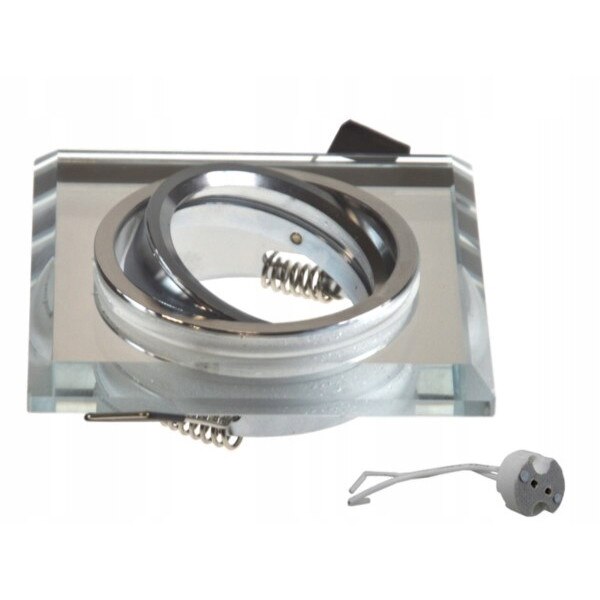 Spot LED mobil Crom/Transparent - eMAG.ro