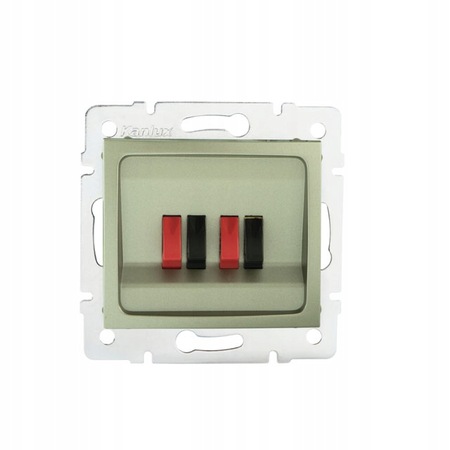 Priza dubla audio Kanlux DOMO - eMAG.ro