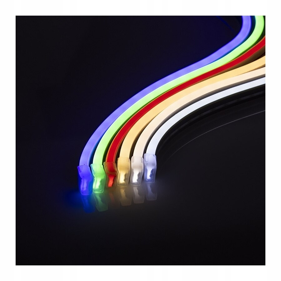 BANDA LED NEON, FLEX, IP65, ROSU, 5M - eMAG.ro