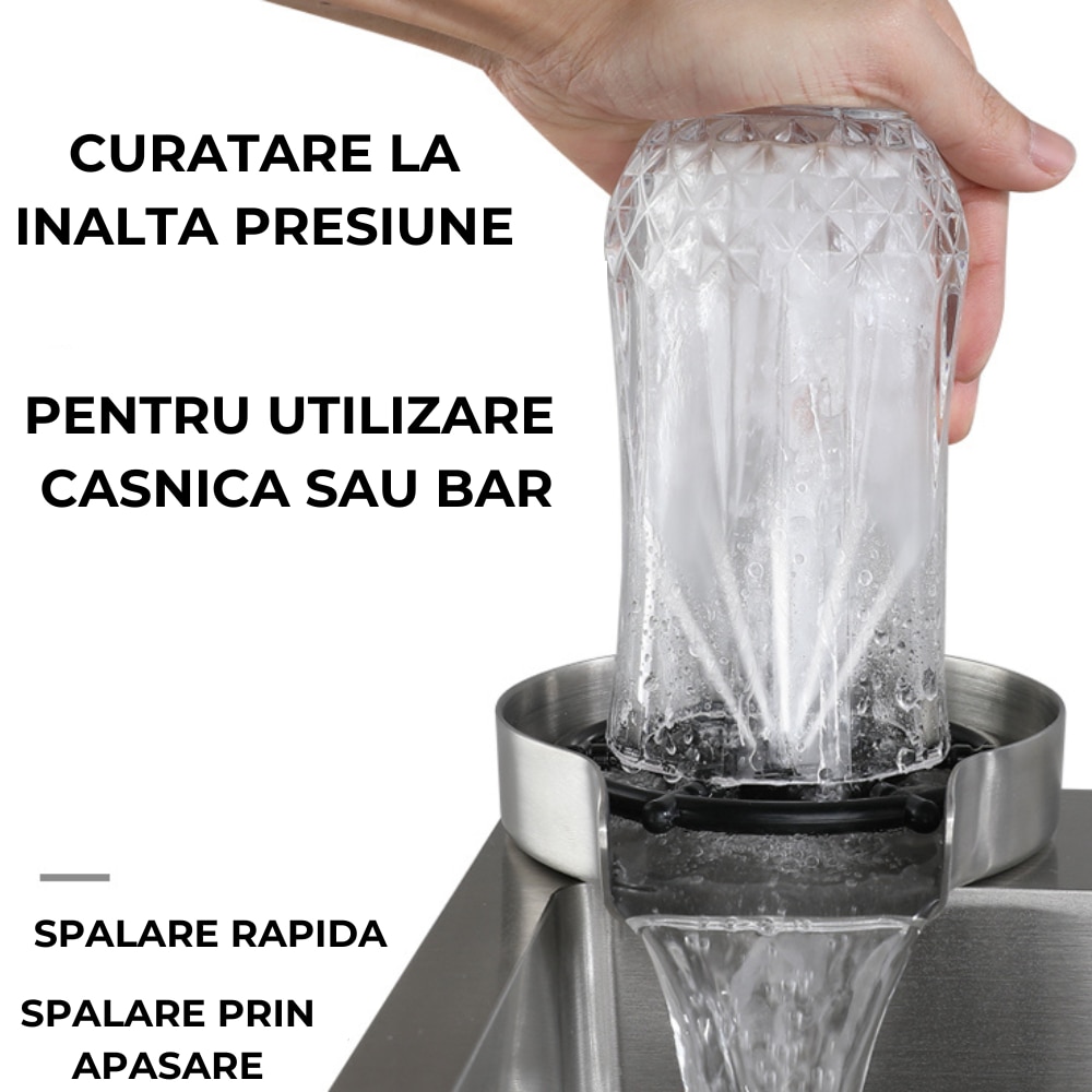 Dispozitiv Profesional de spalare si clatire + 3 site de chiuveta gri ...