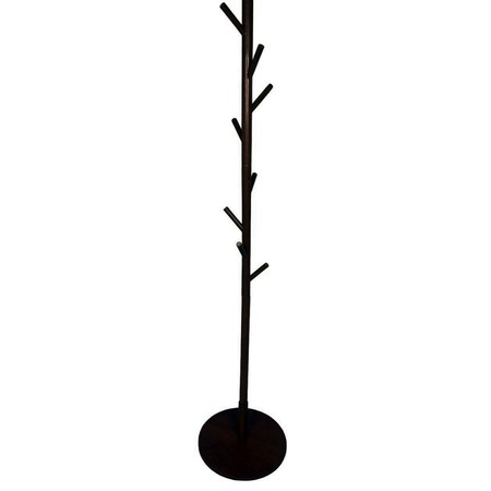 Cuier tip pom cu 8 agatatori, 175 x 3.7 cm, pentru hol, negru, LEXI ...