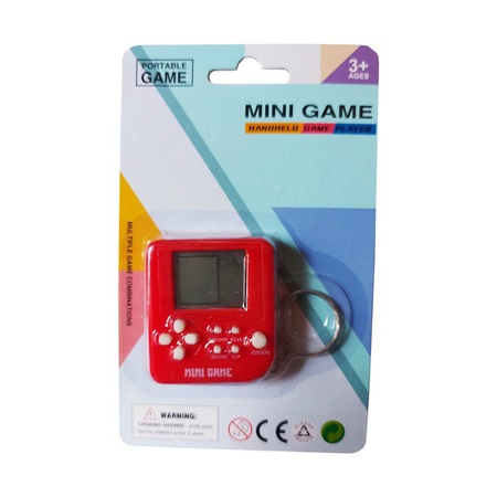 Mini consoala de jocuri cu breloc, 5 cm, Rosu, LTOY53 - eMAG.ro