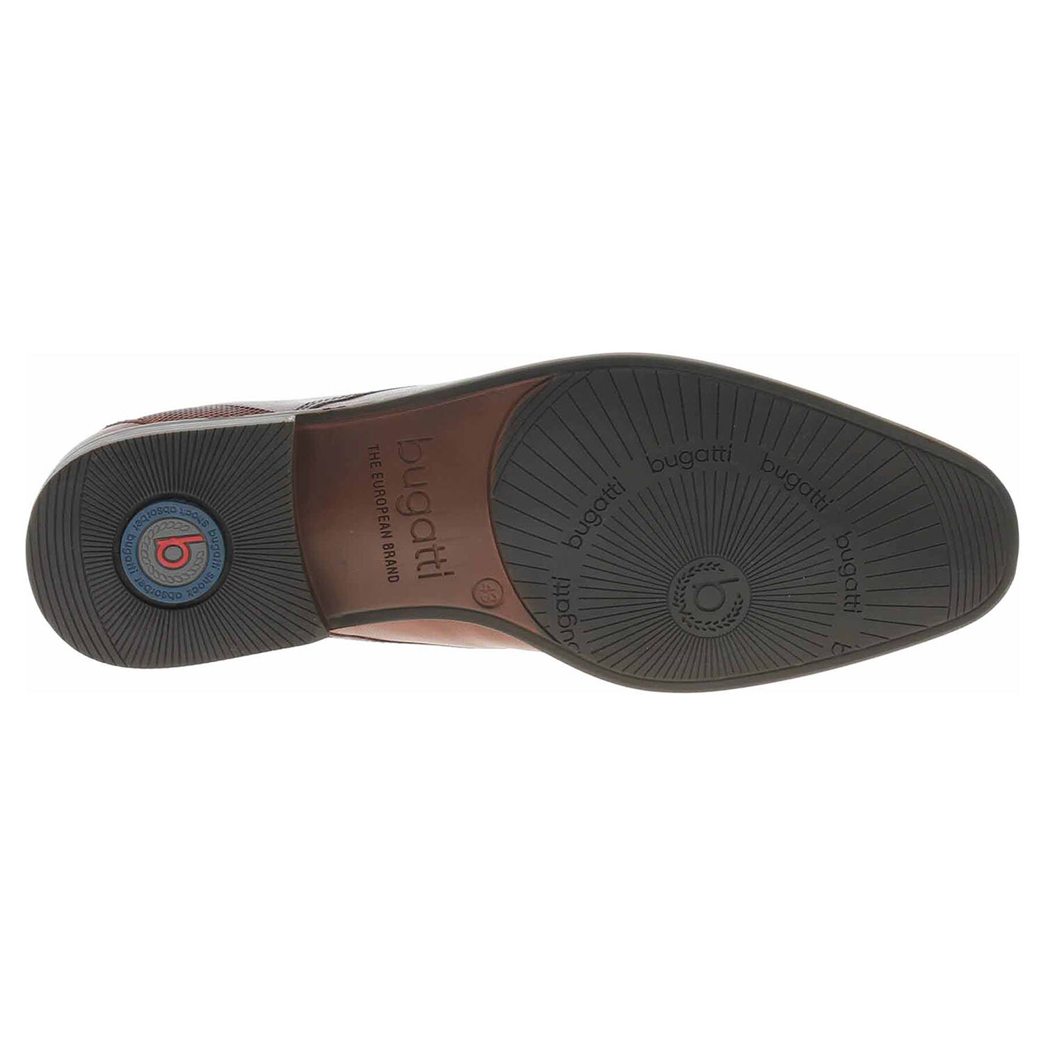 Pantofi barbati, Bugatti 311-19605-4100, piele naturala, maro, 48 - eMAG.ro